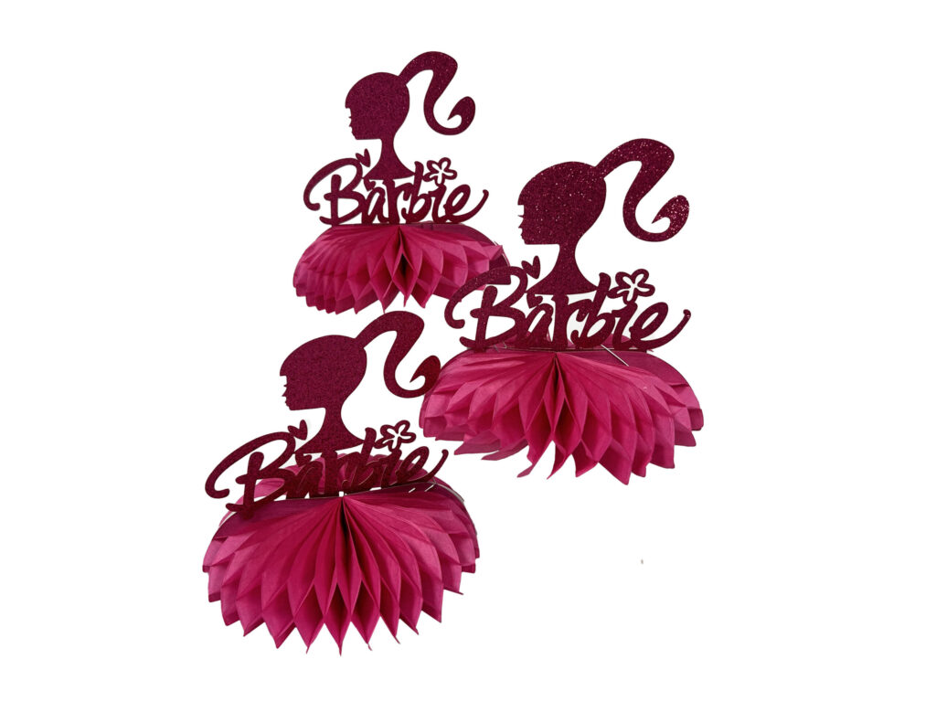 Barbie Centerpiece - 3 Pieces - Party Direct
