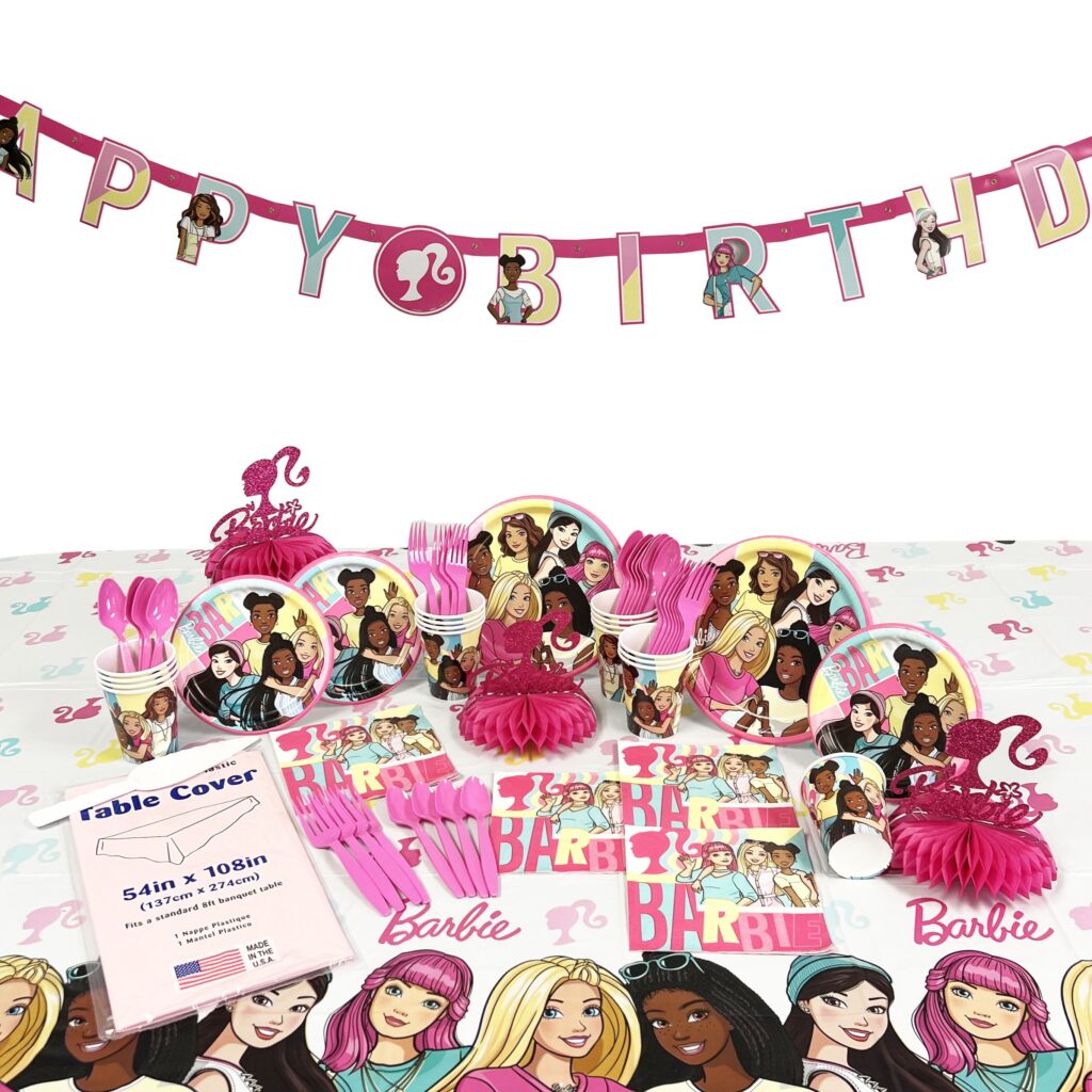 Barbie Party Supplies - Plates & Décor | Party Direct