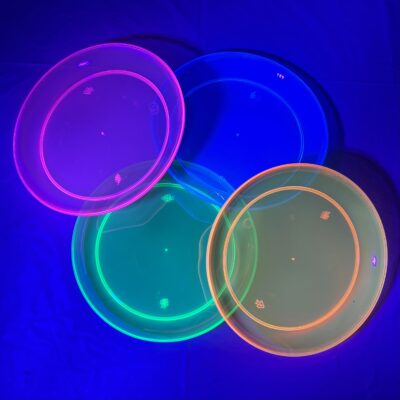 Neon Party Plates - 6" Assorted - 40/Pack or 480/Case - Party Direct