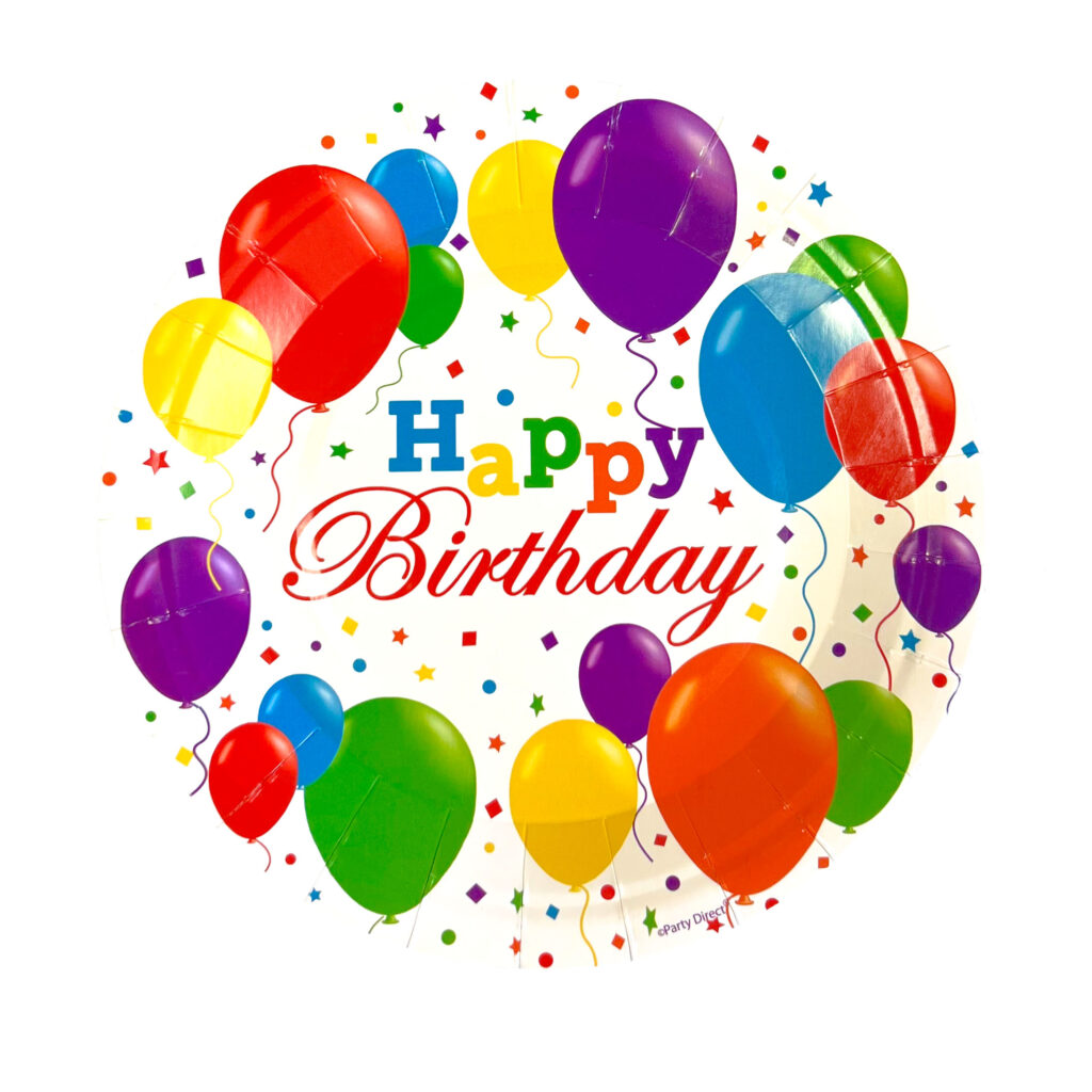 Birthday Balloon Jamboree Party Tableware Sets | Party Direct