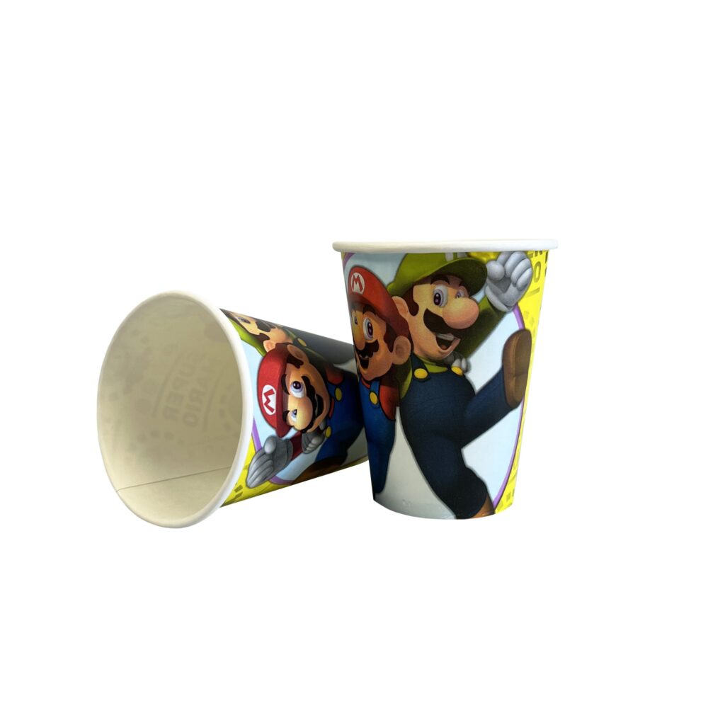 Super Mario Brothers 9oz Cups - 8 Cups - Party Direct
