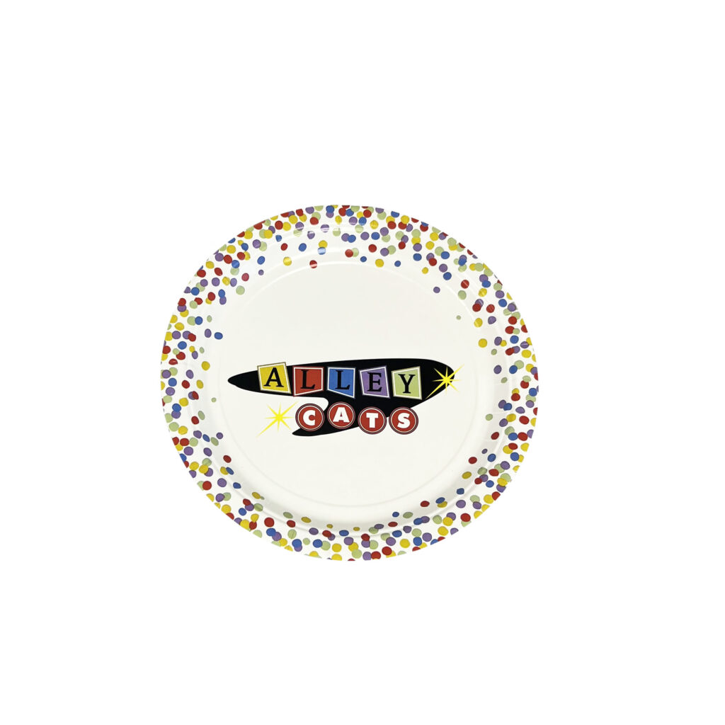 Alley Cats Custom 9" Plates - 1,000 Plates - Party Direct