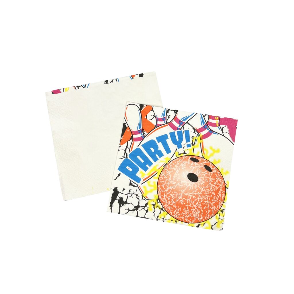 Cosmic Glow Bowling Party Tableware Kit | Party Direct