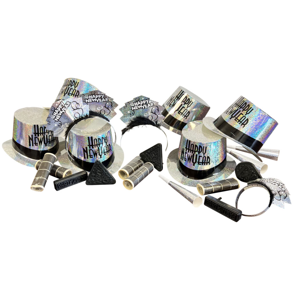 Silver Prismatic Celebration for 50 - Party Direct